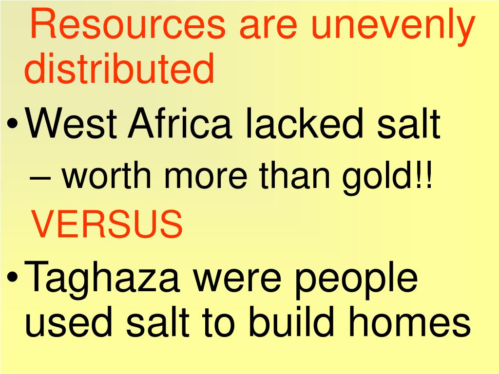 PPT - Gold-Salt Trade: The Key to West African Empires PowerPoint ...