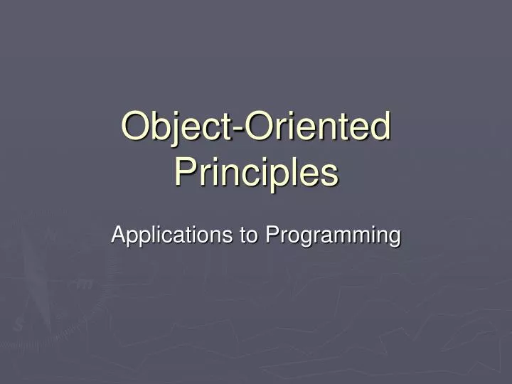 PPT - Object-Oriented Principles PowerPoint Presentation, free download ...