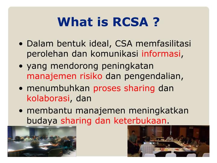 PPT - Overview CSA/RCSA (Risk Control Self-Assessment) PowerPoint ...
