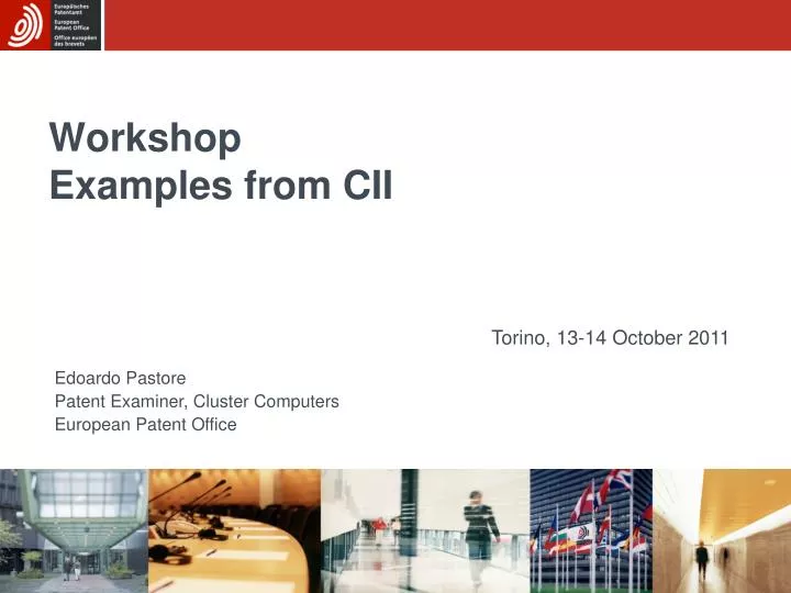 PPT - Workshop Examples from CII PowerPoint Presentation, free download ...