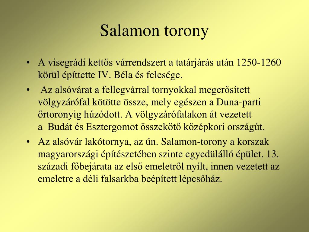 PPT - Visegrád turizmusa PowerPoint Presentation, free download - ID ...