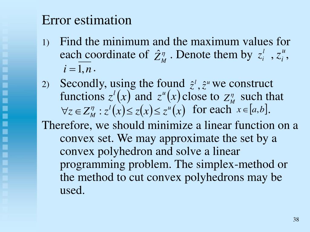 Ppt Using A Priori Information For Constructing Regularizing Algorithms Powerpoint