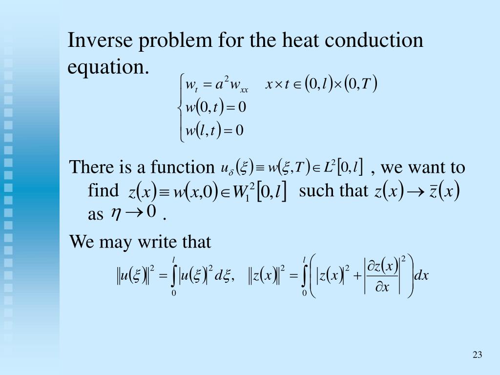 Ppt Using A Priori Information For Constructing Regularizing Algorithms Powerpoint