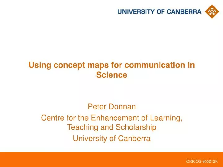 PPT - Using concept maps for communication in Science PowerPoint ...