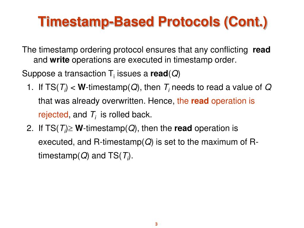 PPT - Timestamp-based Concurrency Control PowerPoint Presentation, free ... PPT - Timestamp-based Concurrency Control PowerPoint Presentation, free ...