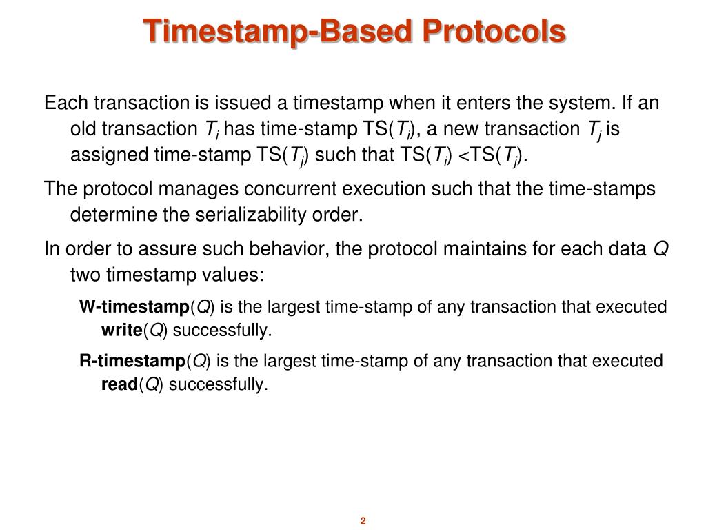 PPT - Timestamp-based Concurrency Control PowerPoint Presentation, free ... PPT - Timestamp-based Concurrency Control PowerPoint Presentation, free ...