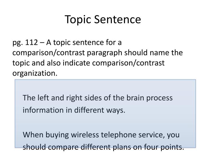 PPT - Compare/Contrast Paragraph PowerPoint Presentation - ID:6159254