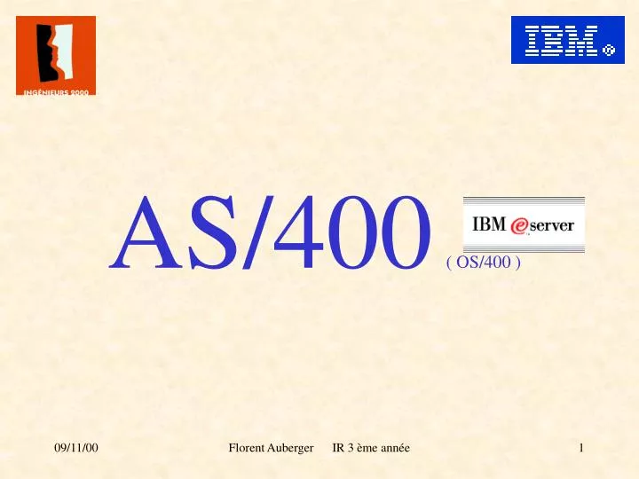 PPT - AS/400 ( OS/400 ) PowerPoint Presentation, free download - ID:6159886