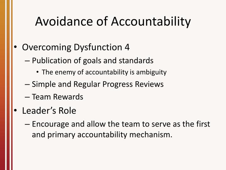PPT - The FIVE DYSFUNCTIONS of a TEAM PowerPoint Presentation - ID:6160240