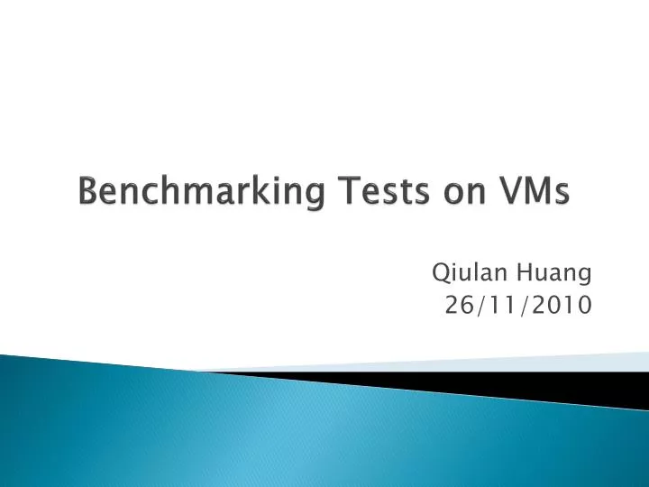 PPT - Benchmarking Tests on VMs PowerPoint Presentation, free download ...