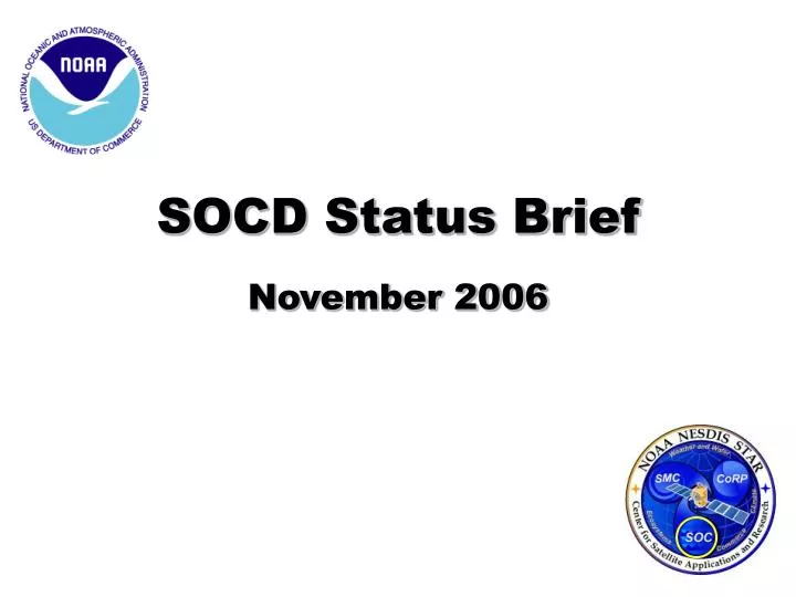 PPT - SOCD Status Brief PowerPoint Presentation, free download - ID:6161604