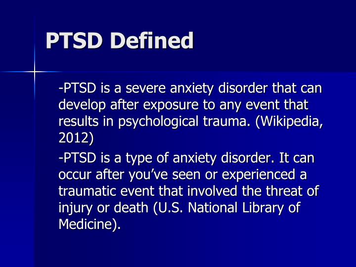 PPT - POSTTRAUMATIC STRESS DISORDER (PTSD): A PERSPECTIVE FOR EDUCATORS ...