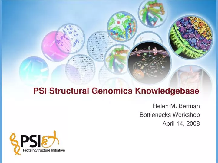 PPT - PSI Structural Genomics Knowledgebase PowerPoint Presentation ...