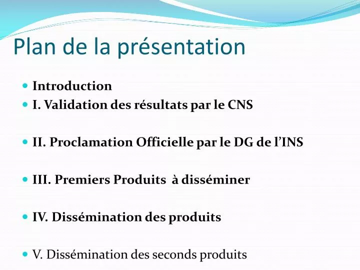 PPT - Plan de la présentation PowerPoint Presentation, free download ...