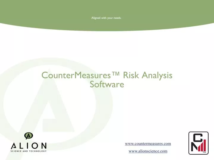 PPT - CounterMeasures™ Risk Analysis Software PowerPoint Presentation ...