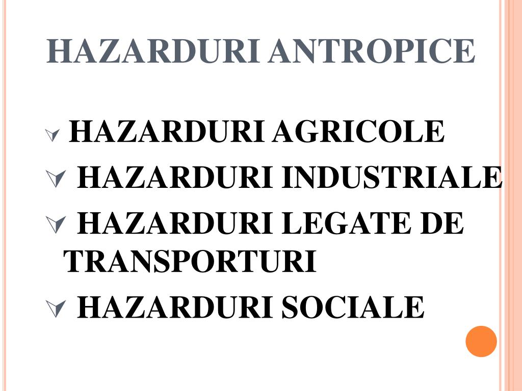 PPT - HA Z ARDURI NATURALE Ş I ANTROPICE PowerPoint Presentation, free ...