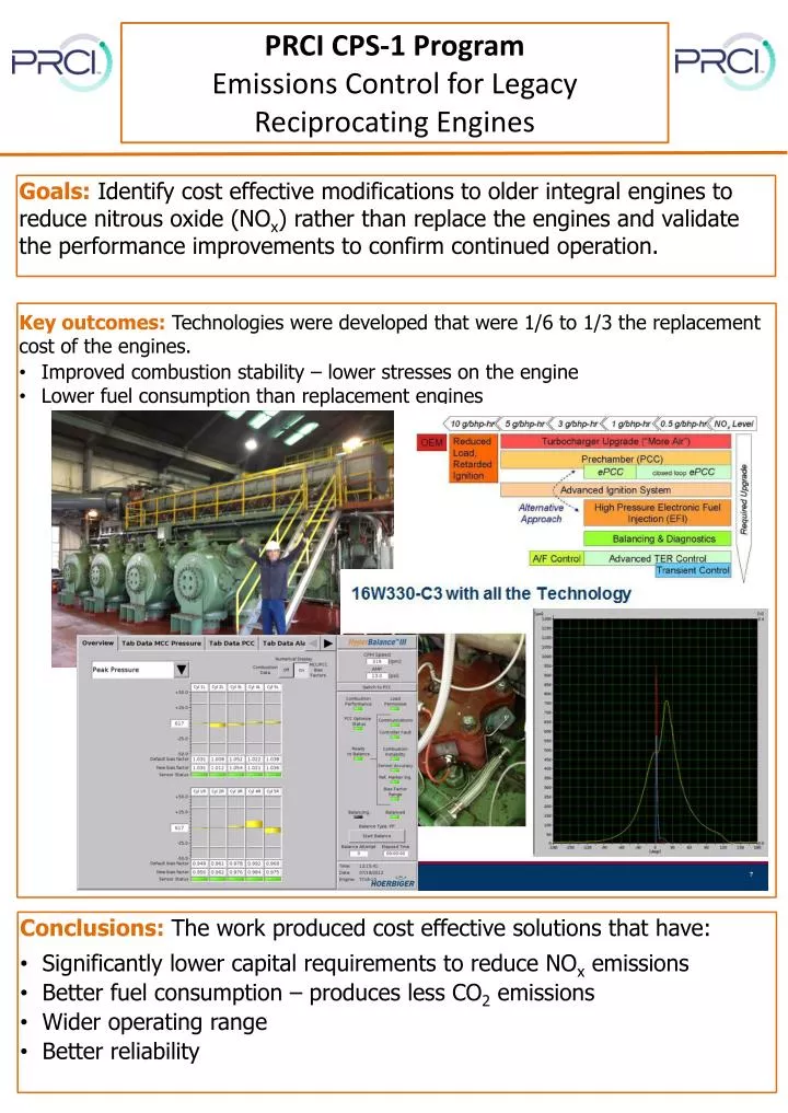 PPT - PRCI CPS-1 Program Emissions Control for Legacy Reciprocating ...