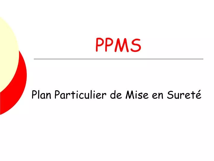 PPT - PPMS PowerPoint Presentation, free download - ID:6168843