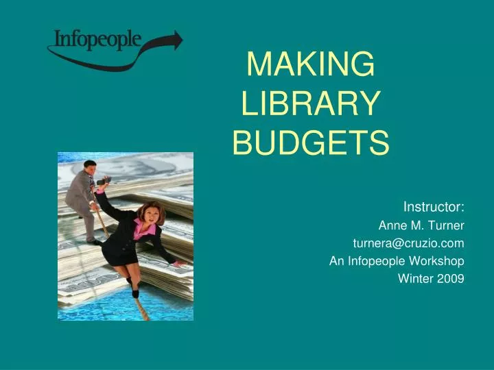 PPT - MAKING LIBRARY BUDGETS PowerPoint Presentation, free download ...
