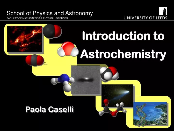 PPT - Introduction to Astrochemistry PowerPoint Presentation, free ...