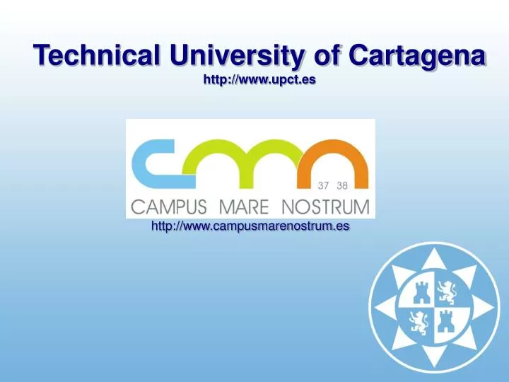 PPT - Technical University of Cartagena upct.es PowerPoint Presentation ...