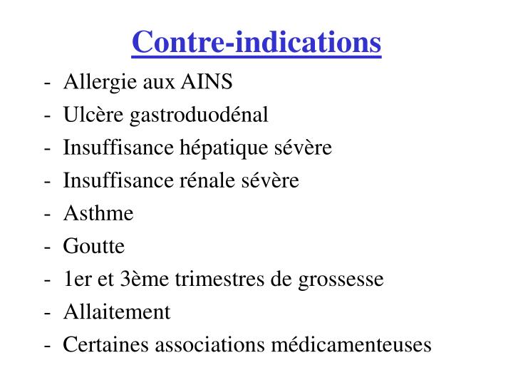 PPT - LES Anti-Inflammatoires Non Stéroïdiens = AINS PowerPoint ...