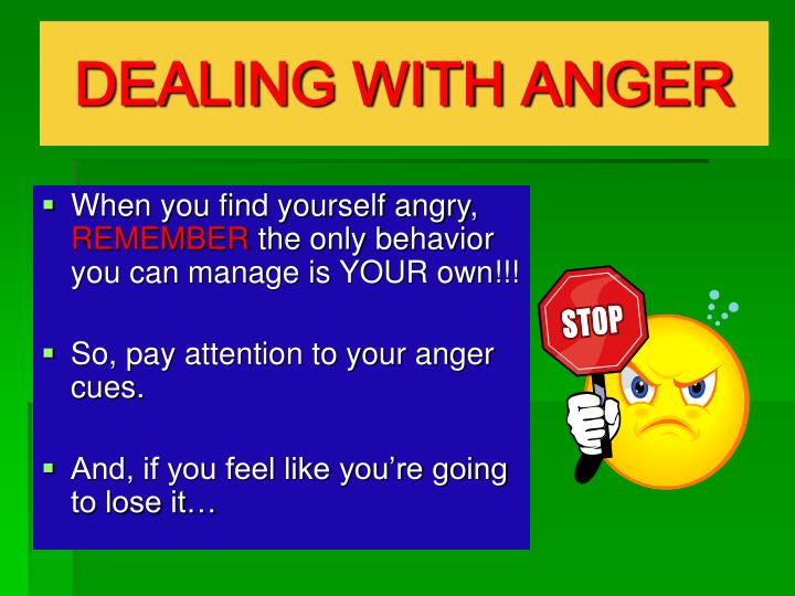 PPT - Anger Management Skills PowerPoint Presentation - ID:6173191