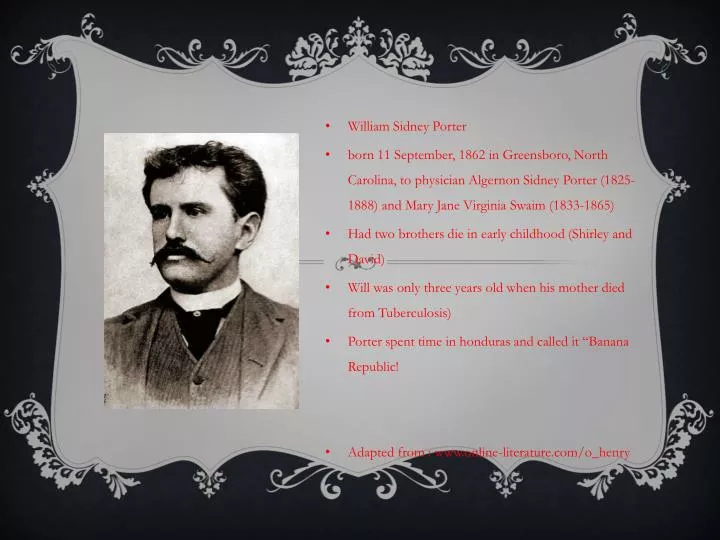PPT - William Sidney Porter PowerPoint Presentation, free download - ID ...
