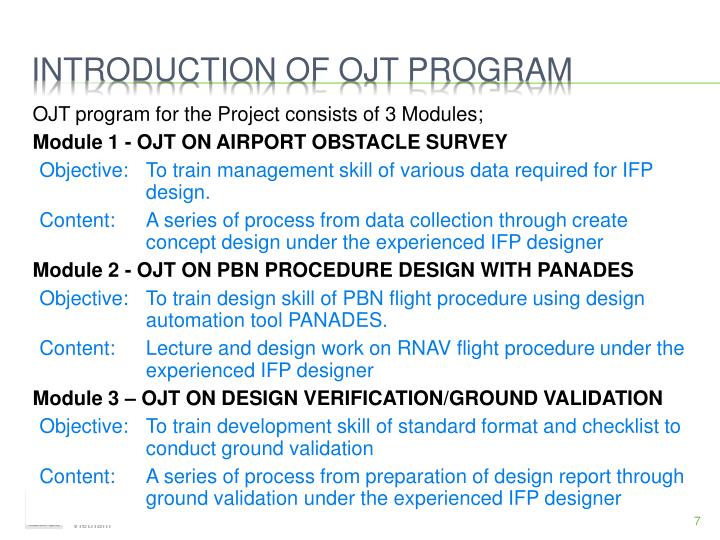 PPT - Overview of PBN On-the-Job Training (OJT) Program & Module-1 ...