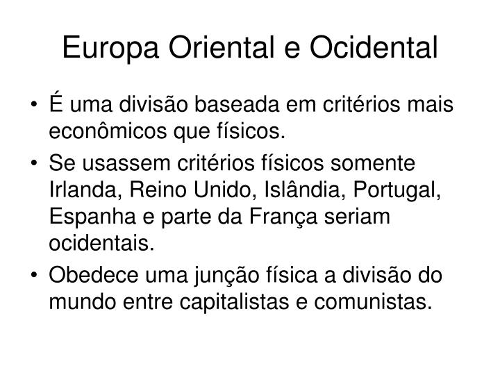 PPT - Ocidente X Oriente PowerPoint Presentation - ID:6173898
