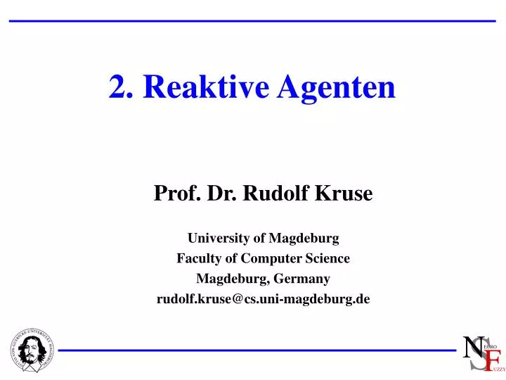 PPT - 2. Reaktive Agenten PowerPoint Presentation, free download - ID ...