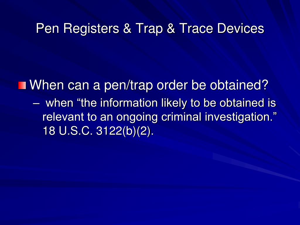 PPT - Intercepting Communications: Title III Applied to On-Line Conduct ...