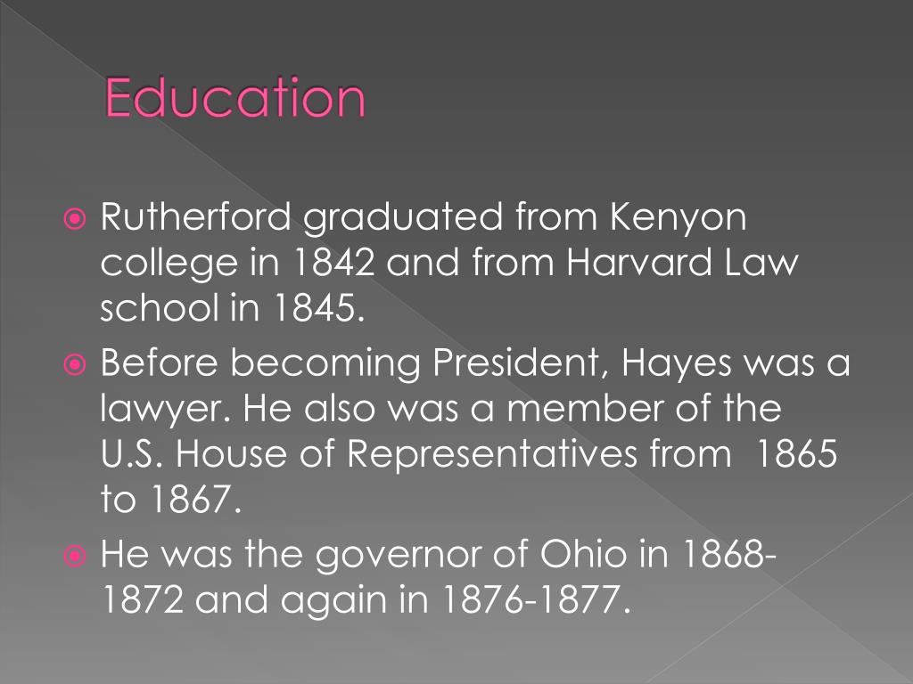 PPT - President Rutherford Hayes PowerPoint Presentation, free download ...
