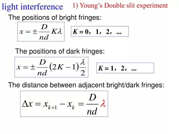 PPT - light interference PowerPoint Presentation, free download - ID ...