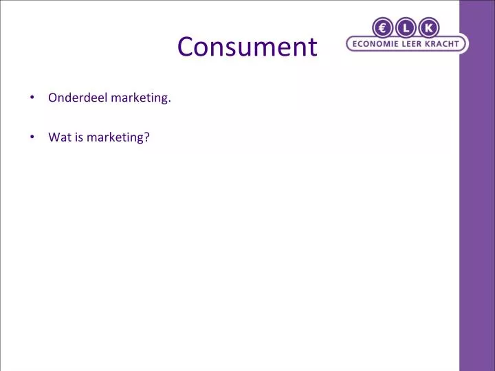 PPT - Consument PowerPoint Presentation, free download - ID:6180053
