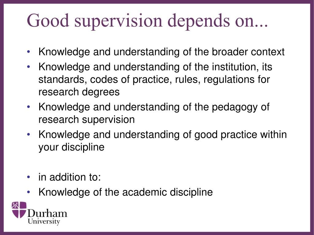 PPT - What is effective doctoral supervision? (The changing landscape ...