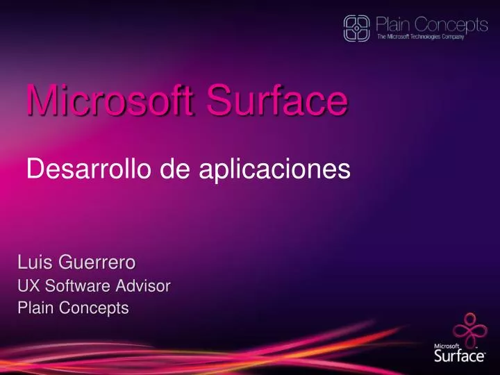PPT - Microsoft Surface PowerPoint Presentation, free download - ID:6181346