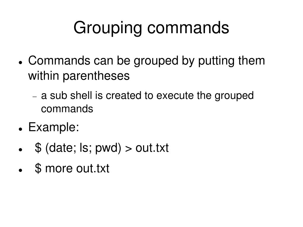 Ppt Chapter 4 The Unix Shells Bourne Shell Korn Shell C Shell Powerpoint Presentation