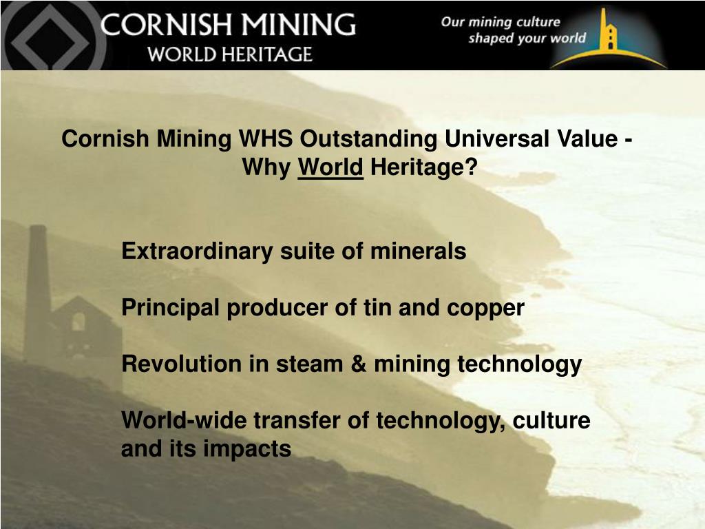 PPT - Deborah Boden, Cornish Mining World Heritage Site Co-ordinator ...