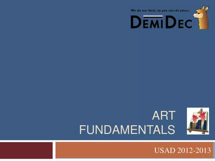 PPT - Art fundamentals PowerPoint Presentation, free download - ID:6182418
