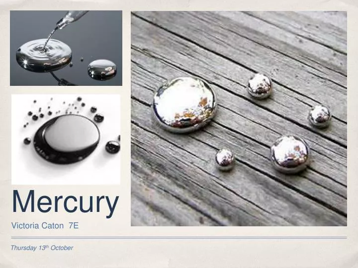 PPT - Mercury PowerPoint Presentation, free download - ID:6182755