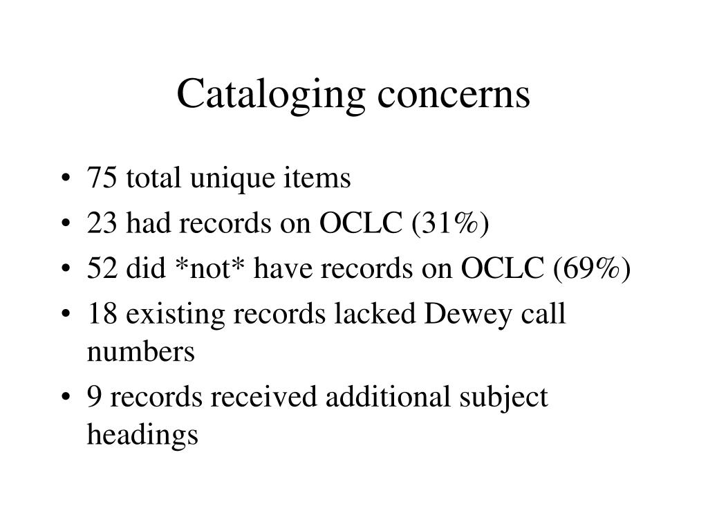 PPT - Cataloging and Processing of Special Format Science Curriculum Materials PowerPoint ...