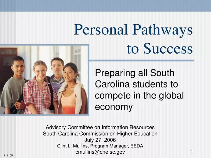 PPT - Personal Pathways to Success PowerPoint Presentation, free ...