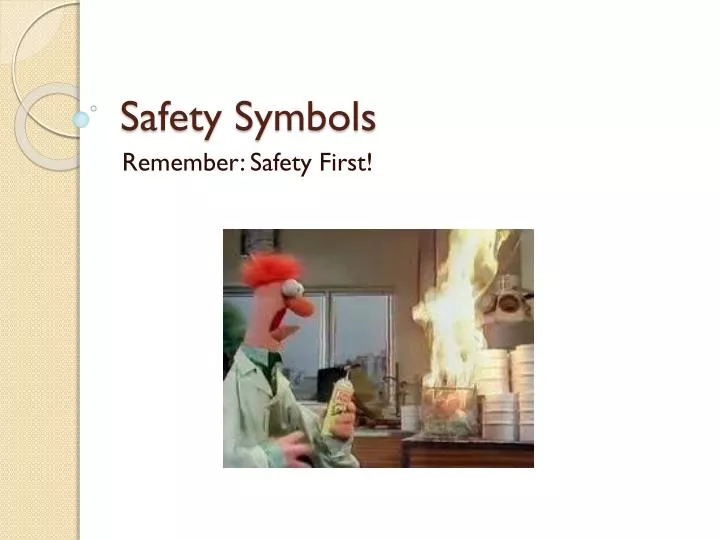 PPT - Safety Symbols PowerPoint Presentation, free download - ID:6185061