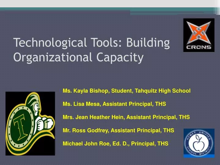PPT - Technological Tools: Building Organizational Capacity PowerPoint ...