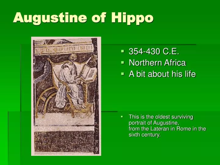PPT - Augustine of Hippo PowerPoint Presentation, free download - ID ...