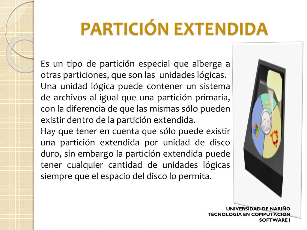 PPT - PARTICIÓN DE DISCOS - HERRAMIENTAS PowerPoint Presentation, free ...