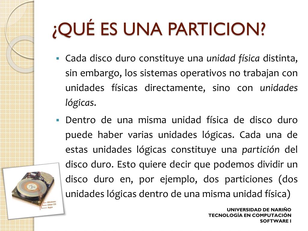 PPT - PARTICIÓN DE DISCOS - HERRAMIENTAS PowerPoint Presentation, free ...