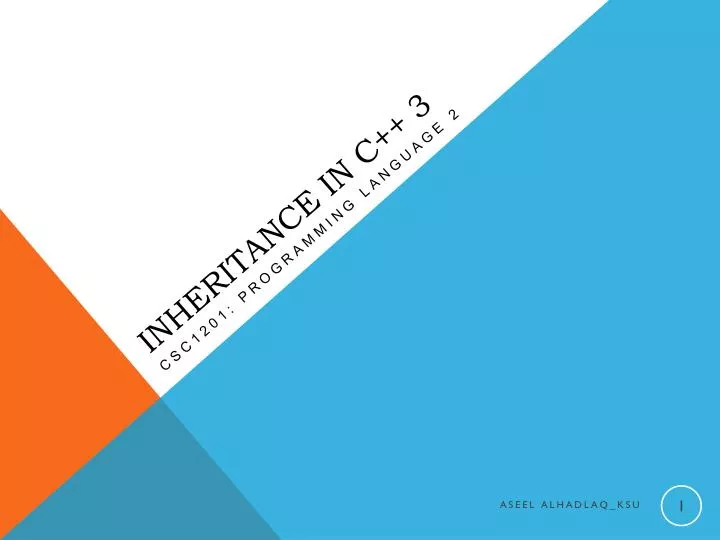 PPT - Inheritance in C++ 3 PowerPoint Presentation, free download - ID ...