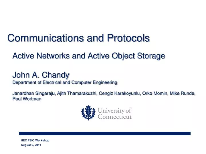 PPT - Communications and Protocols PowerPoint Presentation, free ...